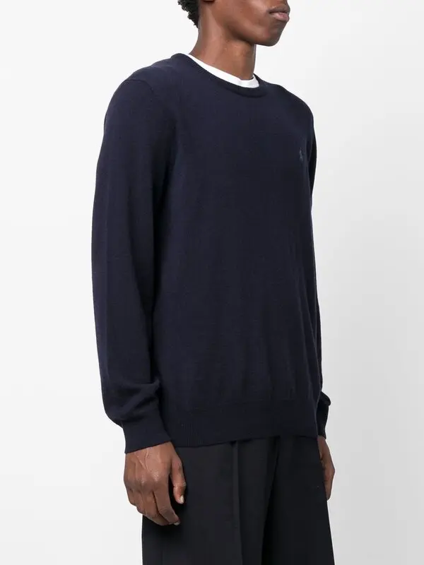 Polo Ralph Lauren Polo Pony Motif Sweater - Blue