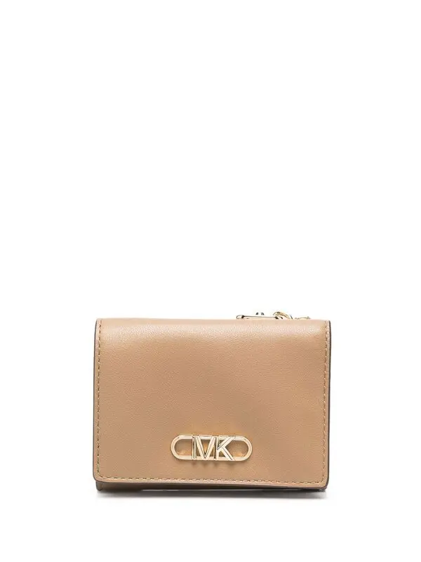 Michael Kors Leather Trifold Wallet - Brown