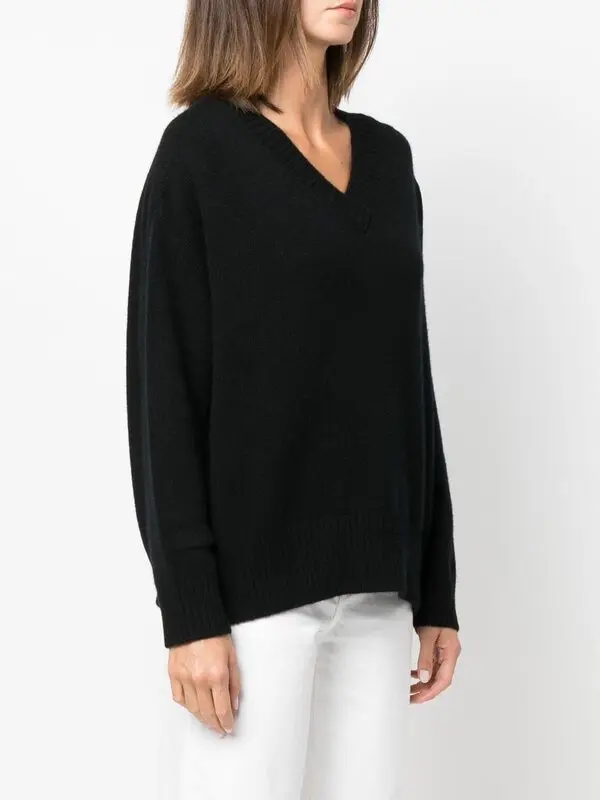 ALLUDE V-neck Cashmere Jumper