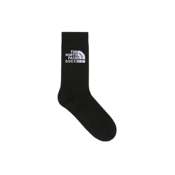Gucci The North Face X Cotton Socks - Black | Editorialist
