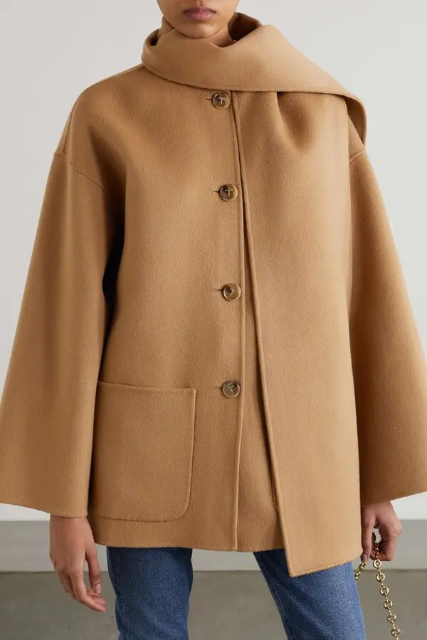 TOTEME Scarf-detailed Wool Jacket