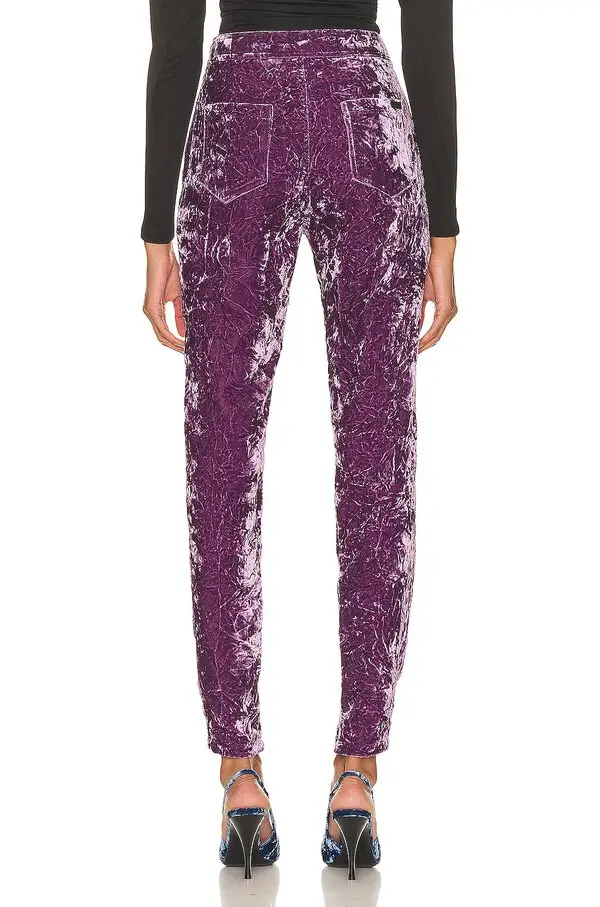 Saint Laurent Velour Pants