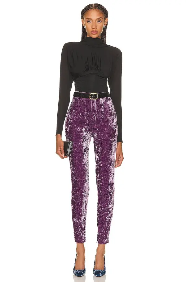 Saint Laurent Velour Pants