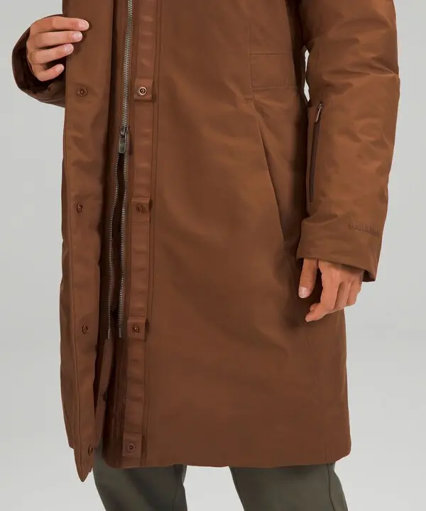 Lululemon Snow Warrior 600-down-fill Parka - Roasted Brown