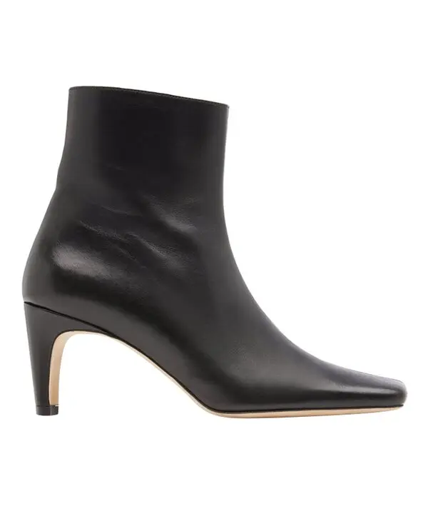 Staud Eva Leather Ankle Boots