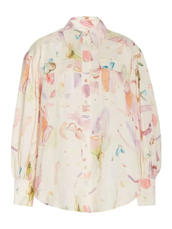 ALEMAIS Annie Linen Top