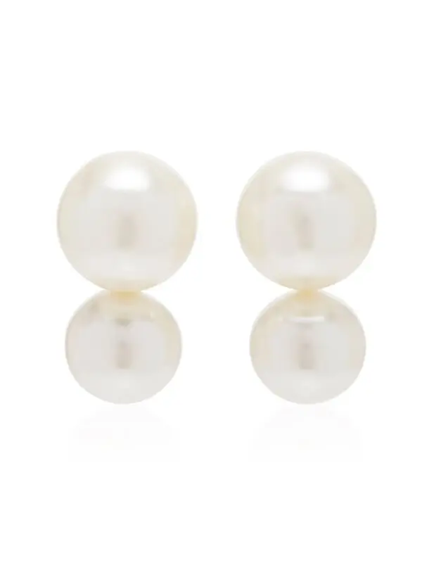 JENNIFER BEHR Gretel Faux Pearl Earrings