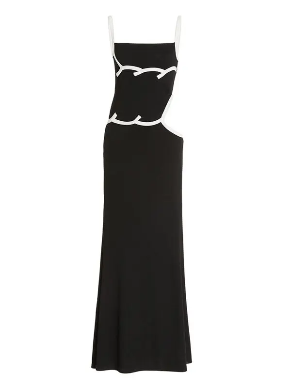Christopher Esber Contrast Cutout Maxi Dress