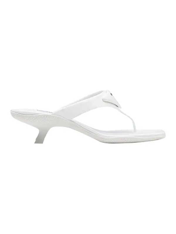 Prada  Logo-detailed Leather Thong Sandals