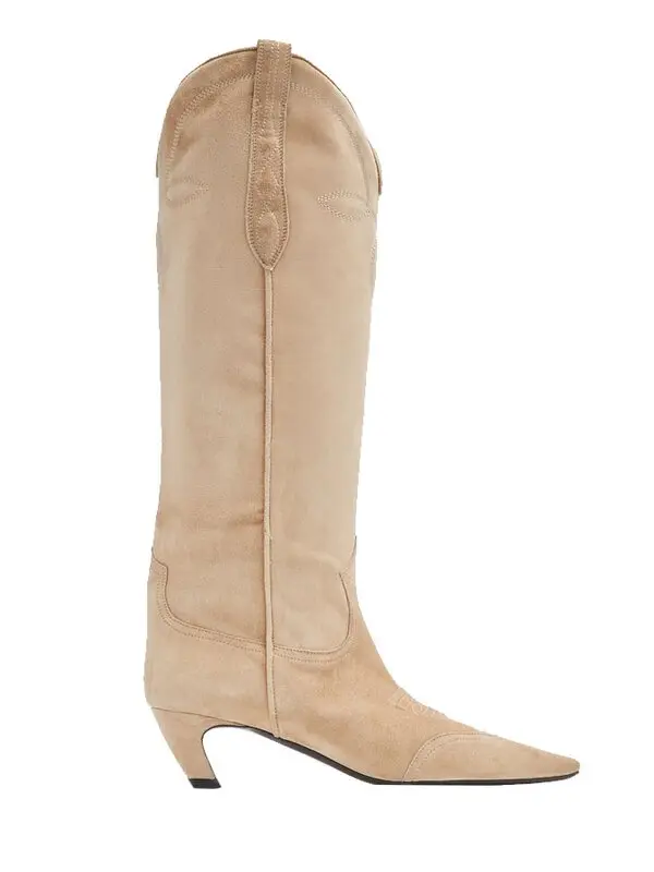 Khaite Dallas Knee-high Leather Boots