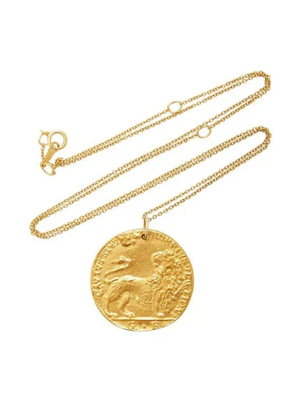 ALIGHIERI Il Leone 24k Gold-plated Necklace