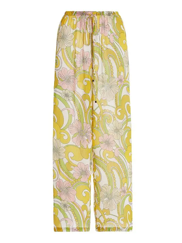 CIN CIN Oasis Printed Georgette Pants
