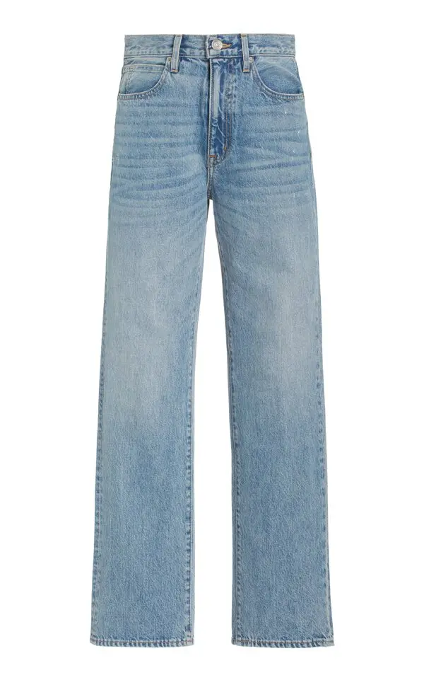 SLVRLAKE London Rigid High-rise Straight-leg Jeans