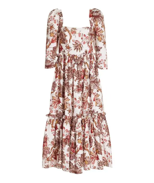 Cara Cara  Blue Hill Linen Dress