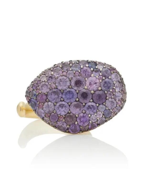 Vram Colony 18k Gold, Sterling Silver And Sapphire Ring