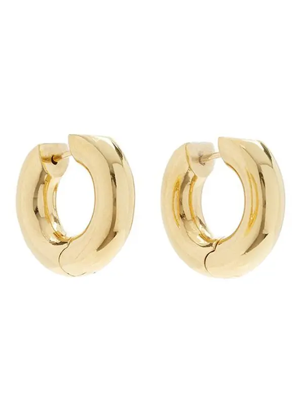 AeydĒ Alaya Small Gold-plated Hoop Earrings