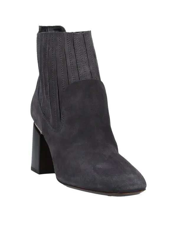 TOD'S Ankle Boots In Leather And Suede - Grey