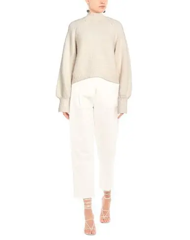 Maje Turtleneck Knit Top - White
