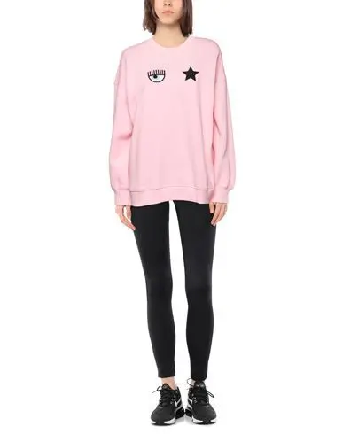 CHIARA FERRAGNI Sweatshirt Size Cotton, Elastane