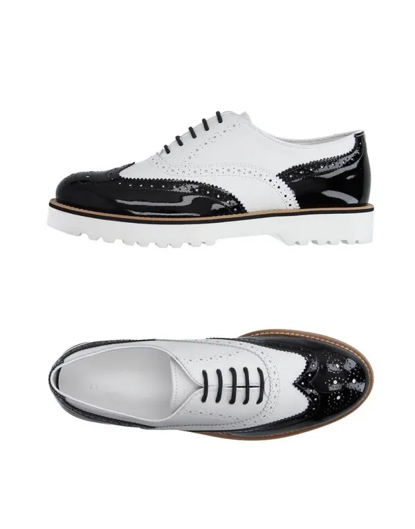 Hogan Lace-up Oxford Shoes - Black