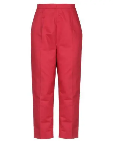 Marni Tapered Twill Trousers - Brick Red