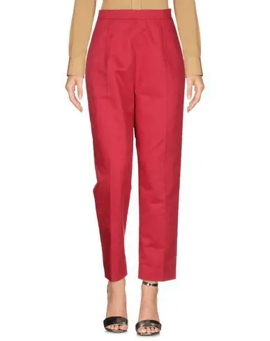 Marni Tapered Twill Trousers - Brick Red