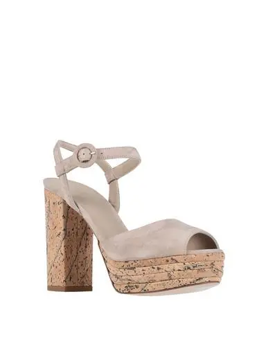 LE SILLA Sandals In Leather - Beige