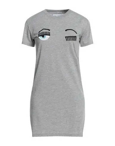 CHIARA FERRAGNI Mini T-shirt Dress - Grey