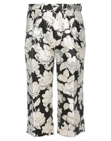 Dolce & Gabbana Floral Brocade Cropped Pants