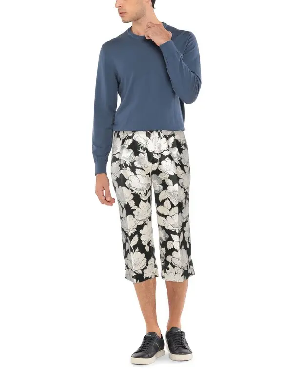 Dolce & Gabbana Floral Brocade Cropped Pants