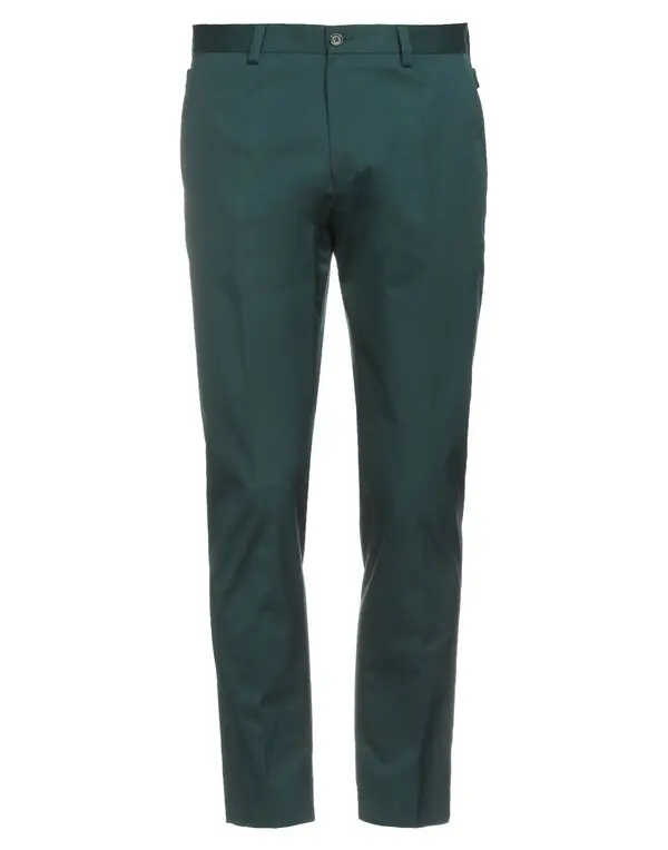 Dolce & Gabbana Pants Burgundy Size Cotton, Elastane - Green