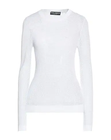 Dolce & Gabbana Viscose-polyester Sweater - White