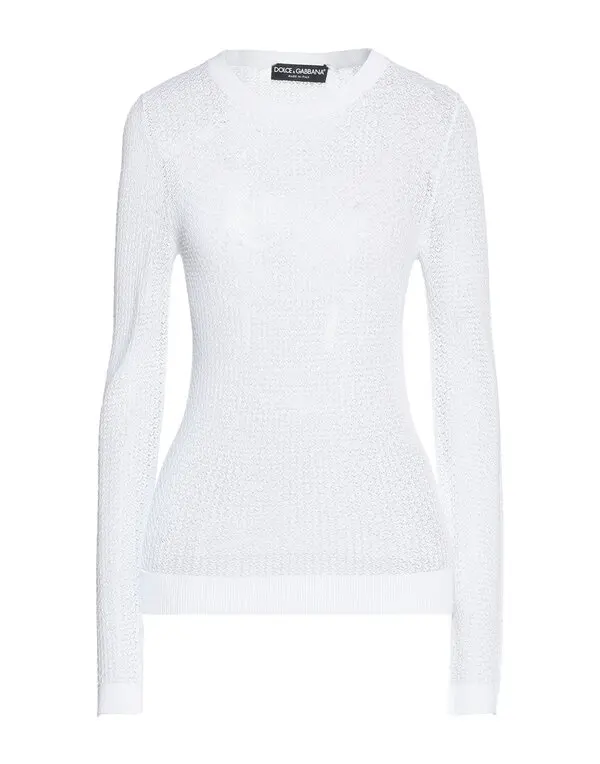 Dolce & Gabbana Viscose-polyester Sweater - White
