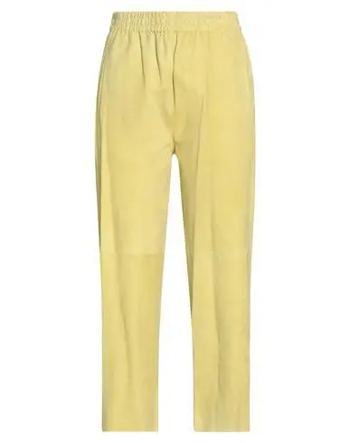 Pinko Tapered Suede Pants - Yellow