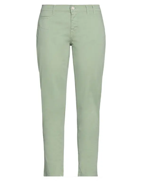 JACOB COHЁN Tapered Cotton Stretch Pants - Sage Green