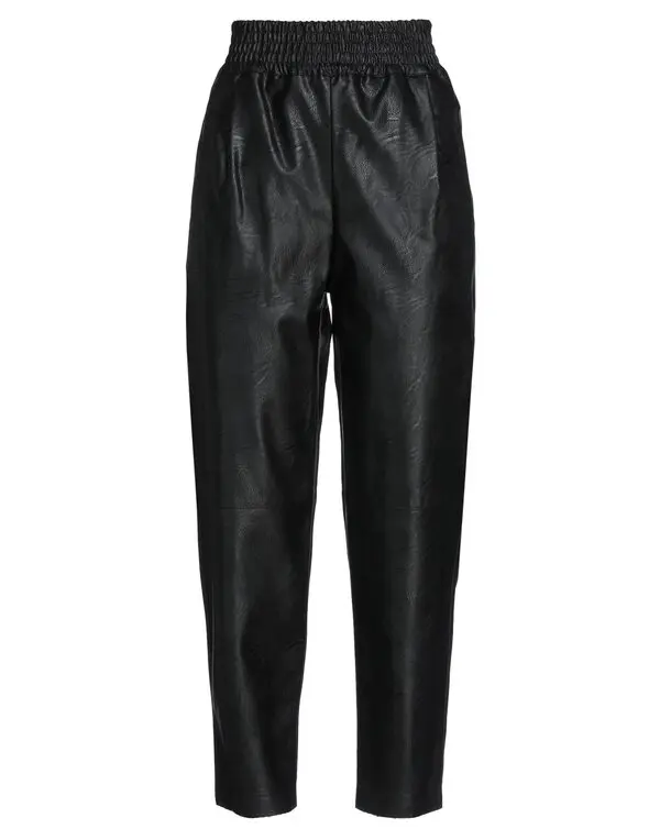 Pinko Tapered Coated Pants - Black