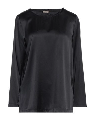 Malìparmi Top Size Silk, Elastane - Black