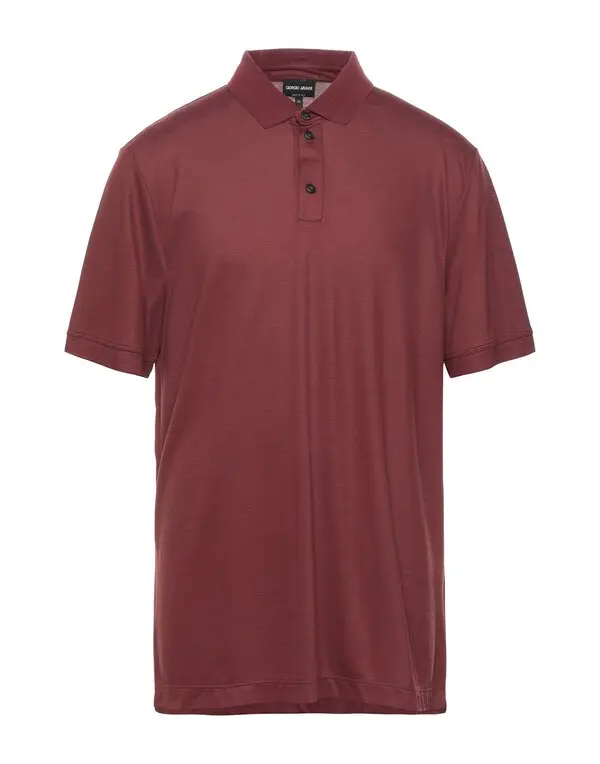 Giorgio Armani Polo Shirt Size Virgin Wool, Wool - Red