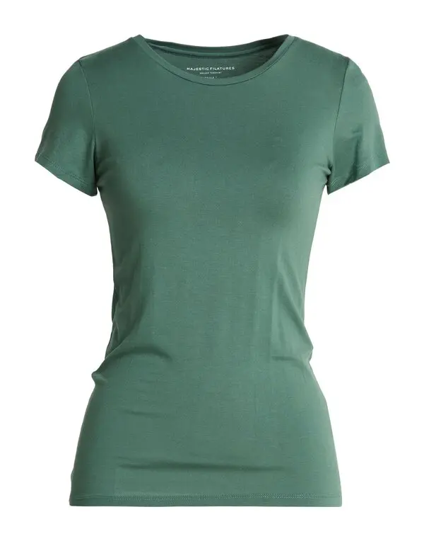 Majestic Filatures Viscose Elastane T-shirt - Green