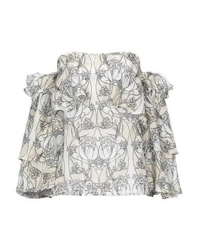 Erika Cavallini Ruched Floral-print Top