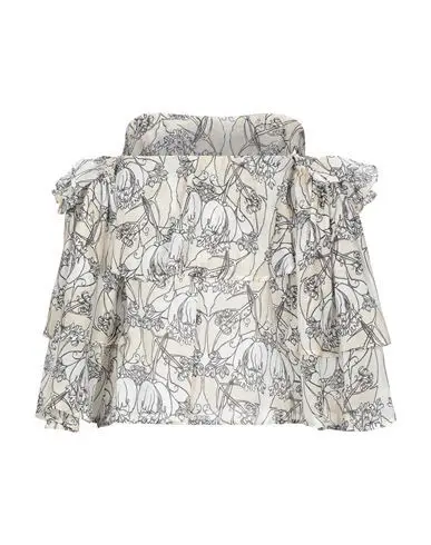 Erika Cavallini Ruched Floral-print Top