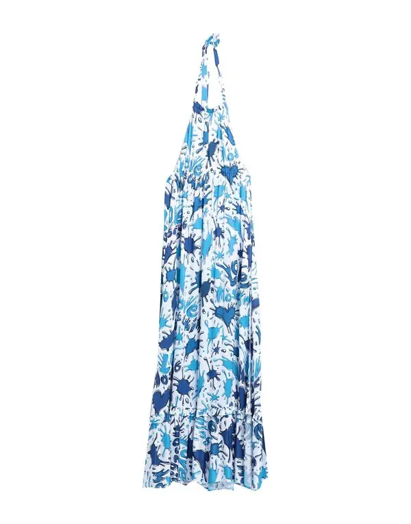 Moschino Maxi Flared Dress - Blue