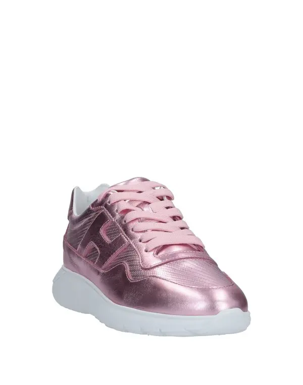 Hogan Leather Low-top Sneakers - Pink