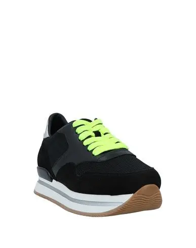 Hogan Metallic Print Wedge Sneakers