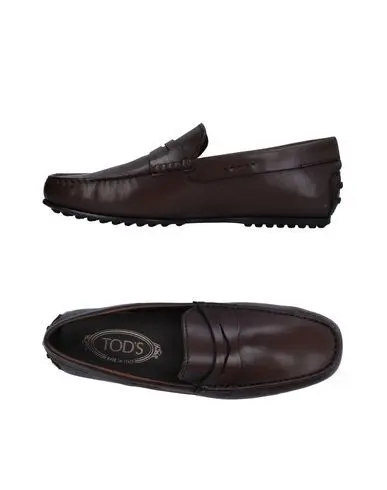 TOD'S Leather Loafers - Dark Brown