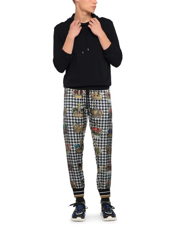 Dolce & Gabbana Houndstooth Tapered Trousers