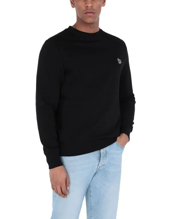 Paul Smith Regular Fit Organic Cotton Sweatshirt - Black