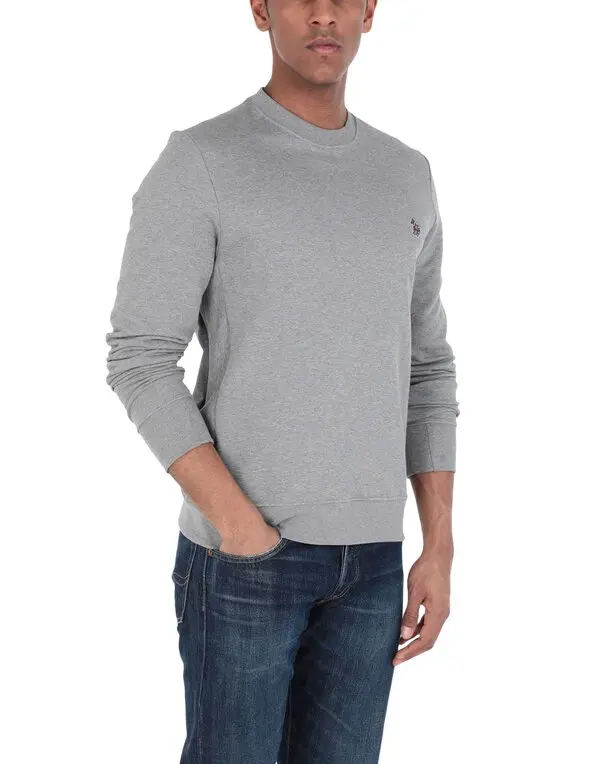 Paul Smith Regular Fit Organic Cotton Sweatshirt - Grey