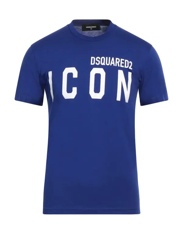 Dsquared2 Icon T-shirt Fuchsia Size Cotton - Blue