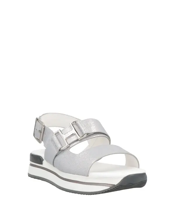 Hogan Sandals In Leather
